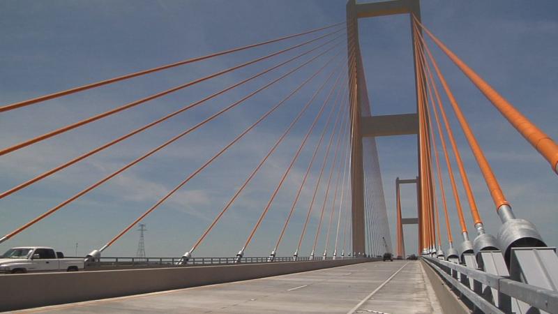 Longest cable-stayed bridge in North America Under Construction in ...