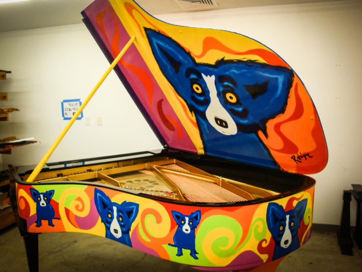 blue dog | Blue dog, New orleans music, Musical art